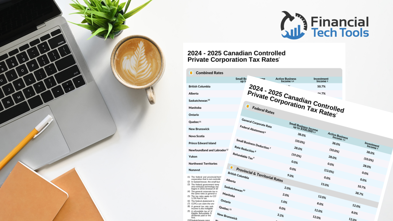 New Content: 2024-2025 Canadian Controlled Private Corporation Tax ...